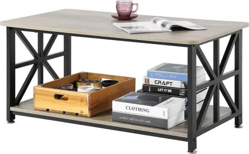 Obdélníkový konferenční stolek Farmhouse 101,6 cm s otevřeným úložným prostorem