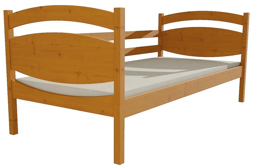 Dětská postel masiv 033 borovice masiv 90 x 190 cm olše