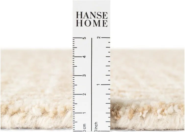 Vlněný kulatý koberec v přírodní barvě ø 160 cm Eloise – Hanse Home
