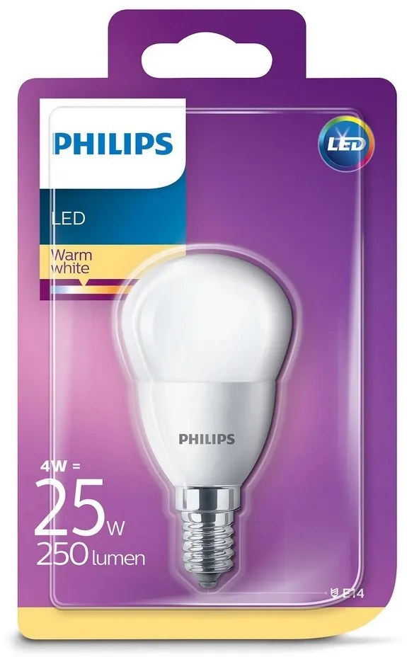 Philips LED žárovka Philips E14/4W/230V 2700K - LUSTER mléčná P1627