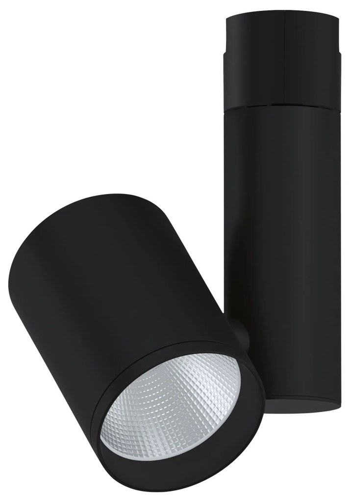 Paulmann 95538 URail Zeuz, černý reflektor, 33W LED 3000K 39° stmívatelný, výška 24,1cm