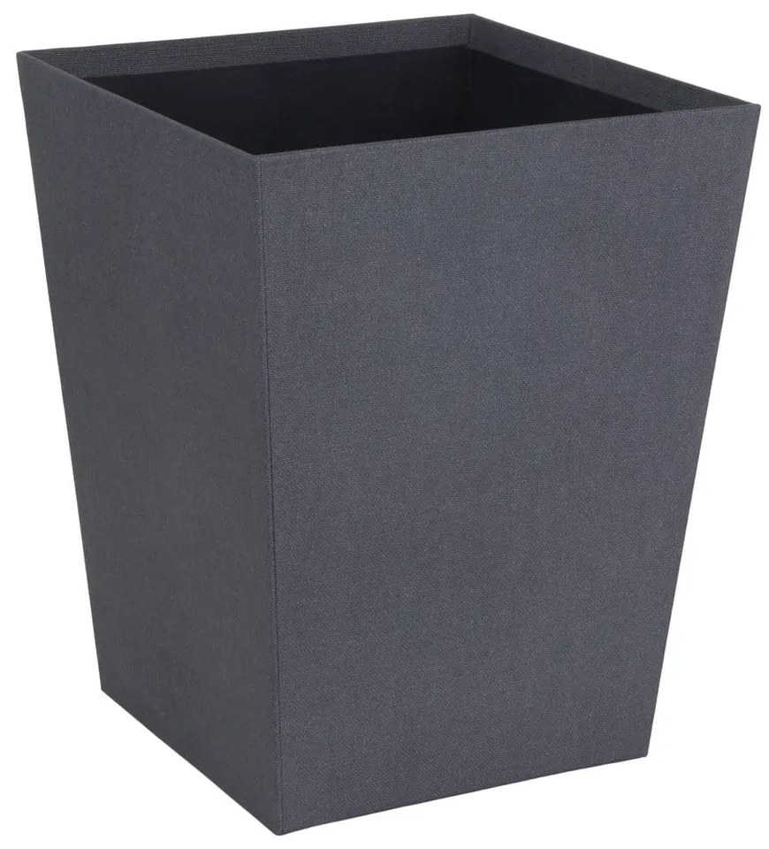 Černý kancelářský odpadkový koš Sofia Canvas Paper Laminate – Bigso
