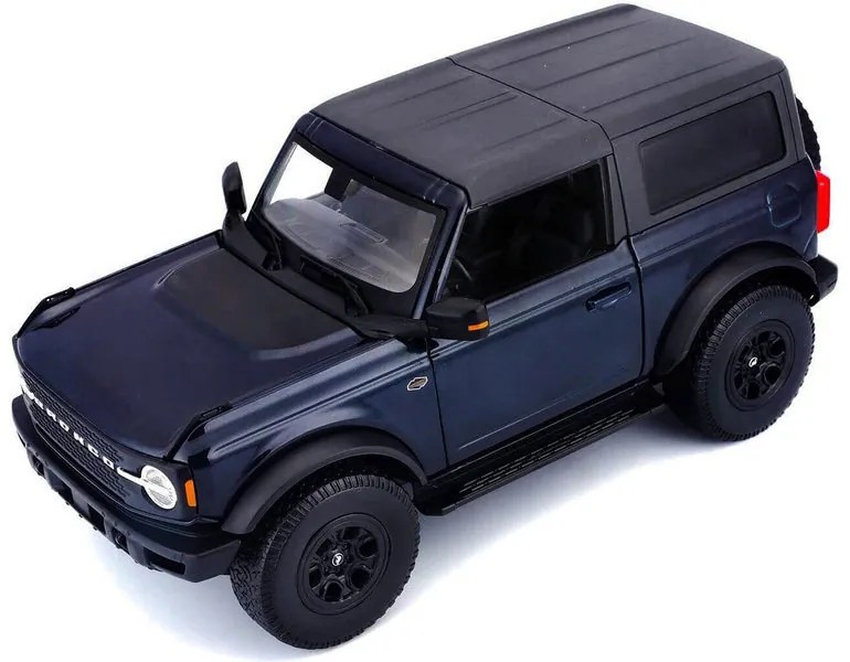 Maisto ford bronco wildtrak 2021 1:18 modrá metalíza