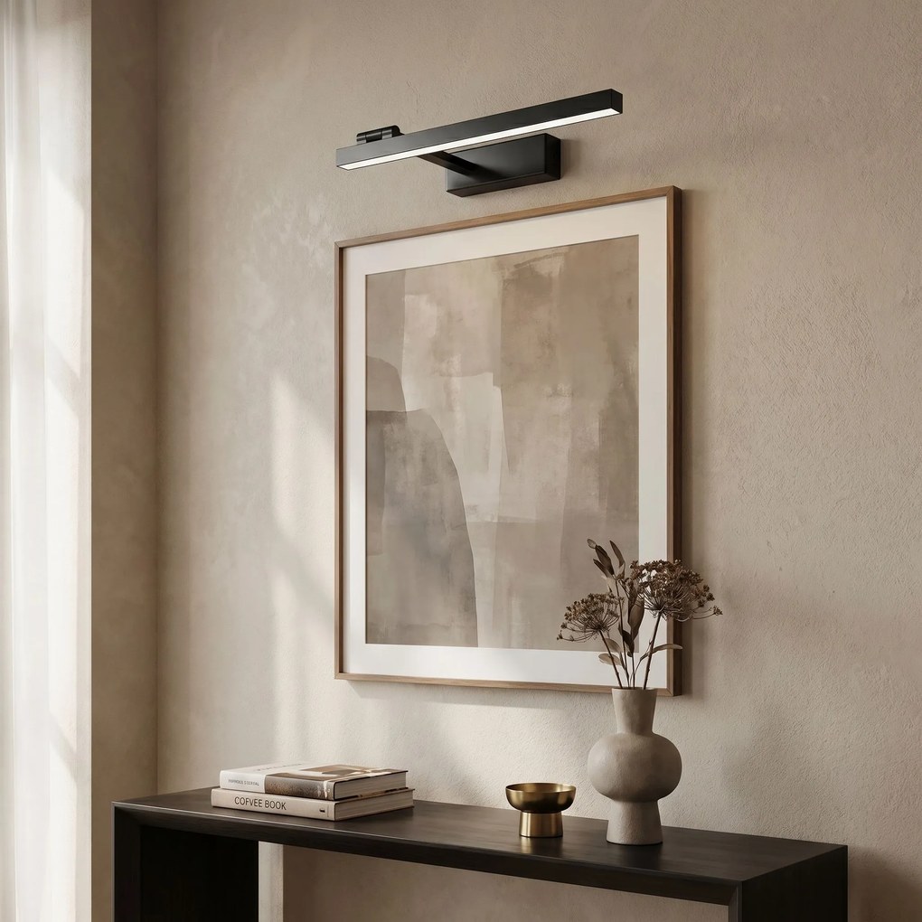 Toolight Rea, Koupelnové nástěnné LED svítidlo SWE034-1W 40cm BLACK, OSW-20133