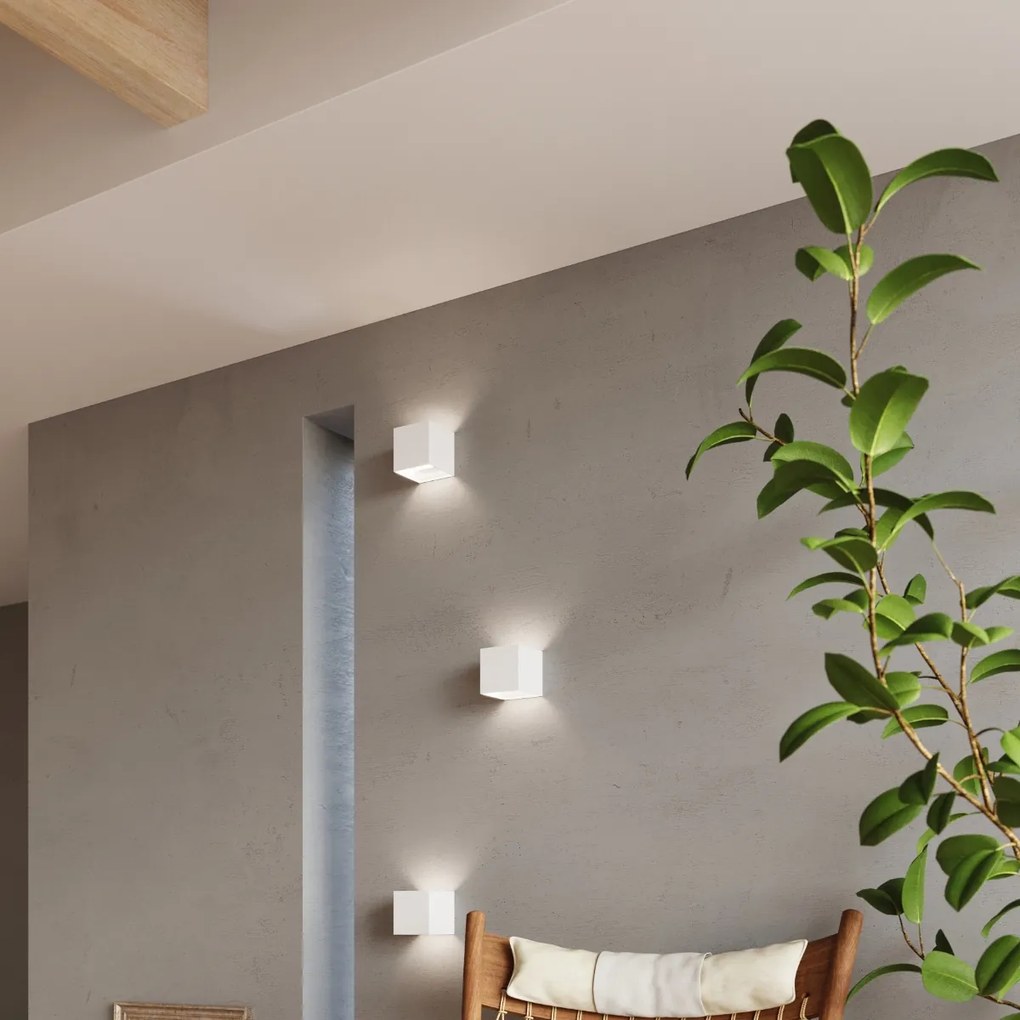 Sollux Lighting Nástěnné svítidlo LUCA bílá LED IP54