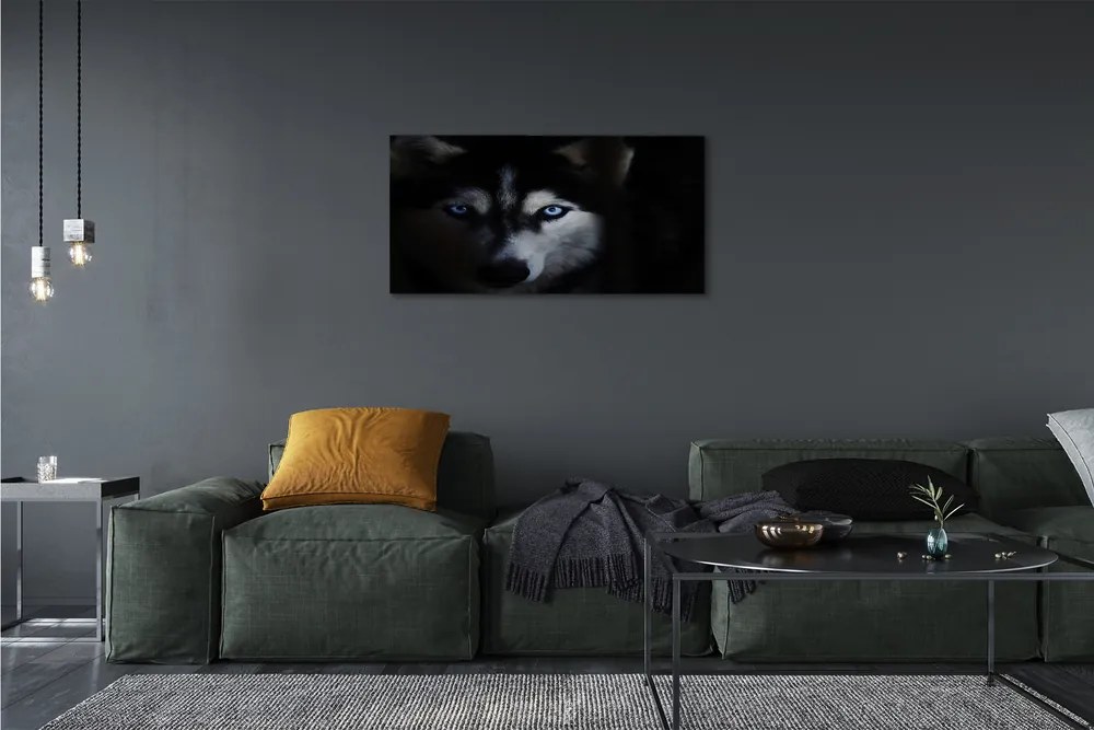 Obrazy na plátně wolf Eyes 140x70 cm