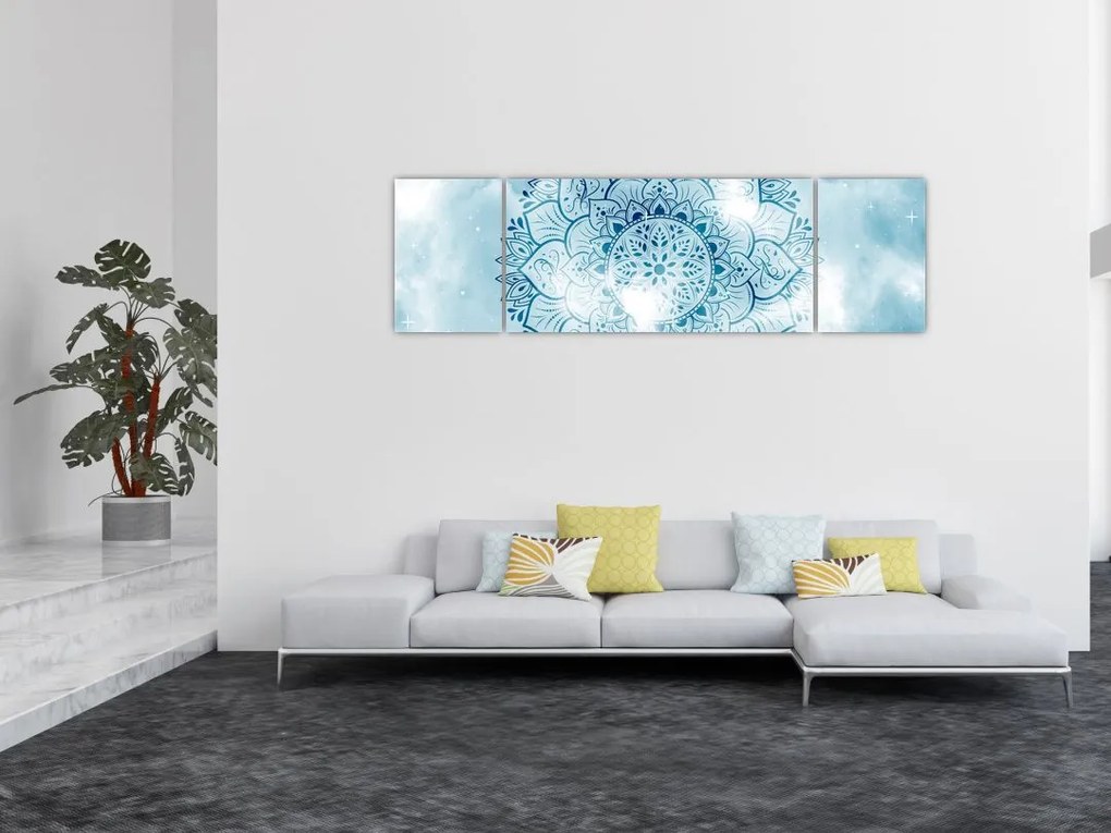 Obraz - Nebeská mandala (170x50 cm)