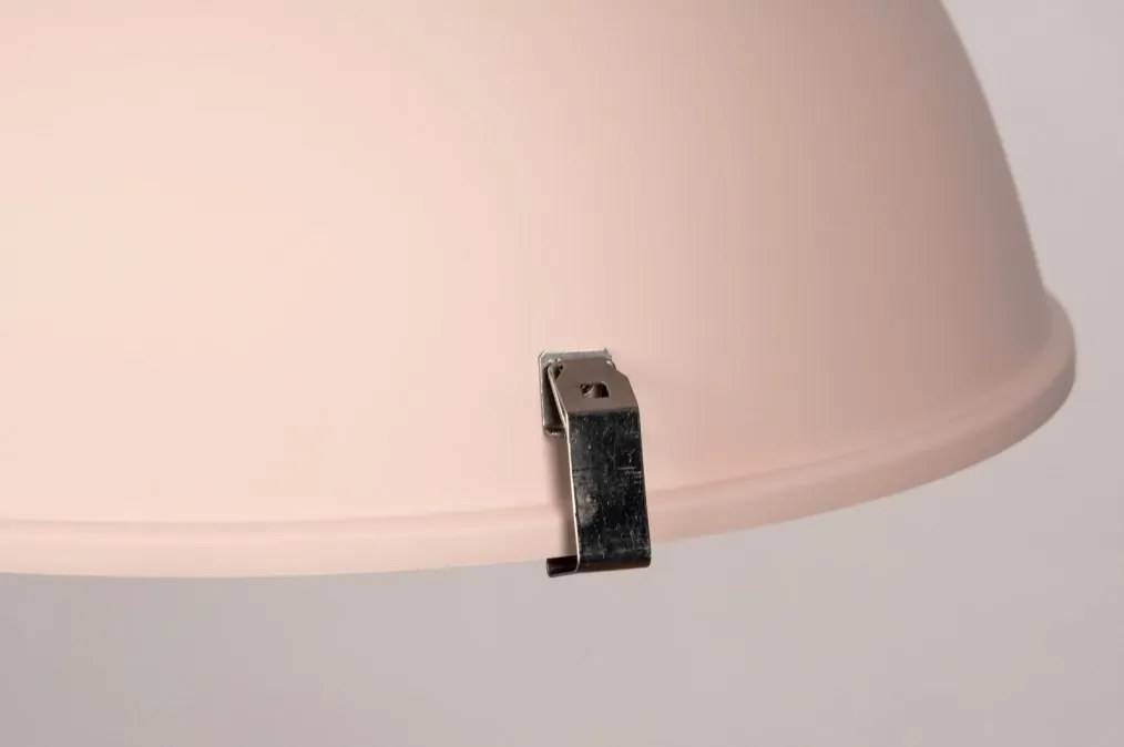 Závěsné růžové retro svítidlo do dětského pokoje Pinkbruin