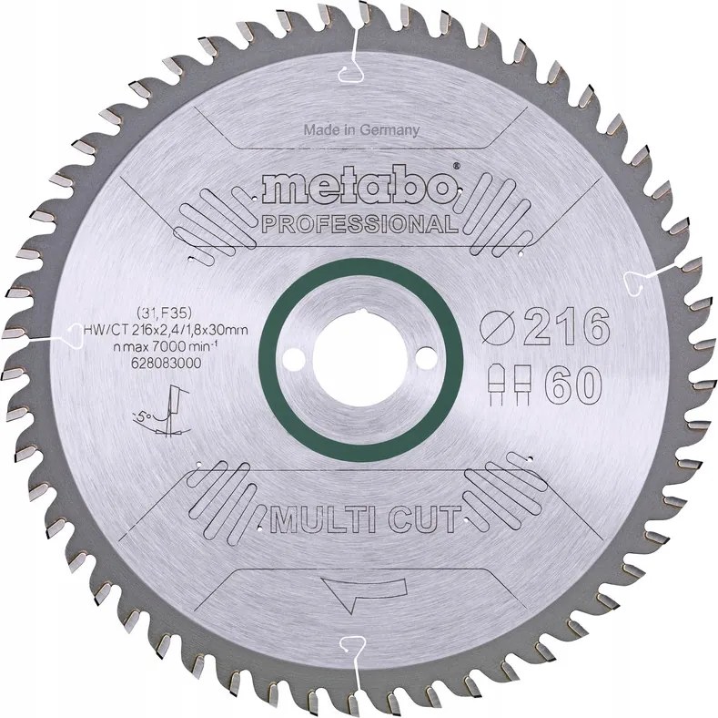 Metabo Kotoučová Pila Hw/ct 216x30mm 60z Fz/tz