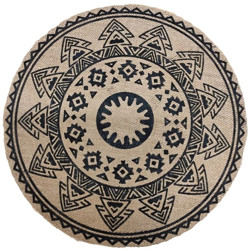 Látkové prostírání 2 ks ø 38 cm Mandala - JAHU collections