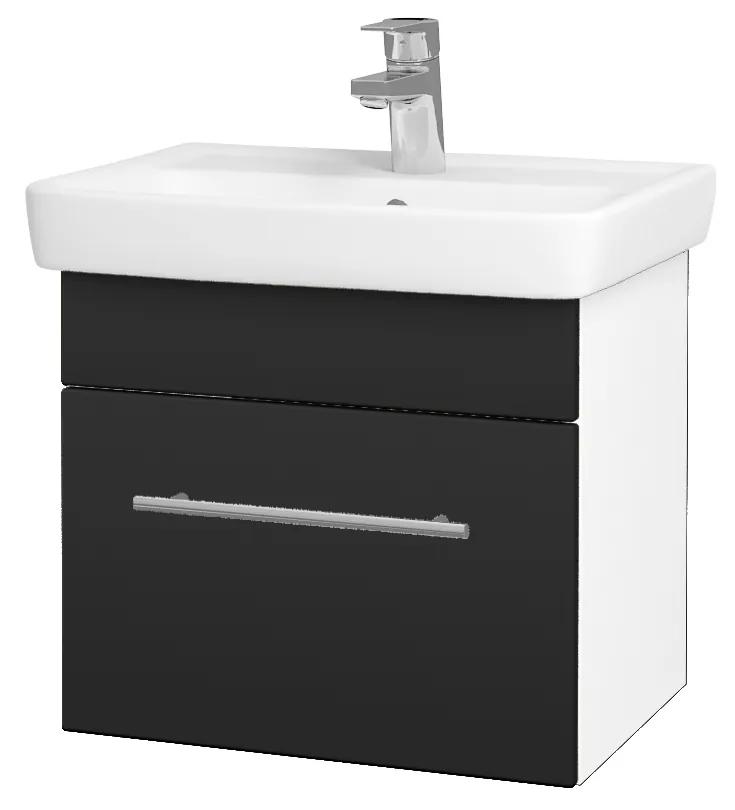 Dřevojas Koupelnová skříň SOLO SZZ 50 Varianta: N01 Bílá lesk / Úchytka T02 / D15 Nebraska