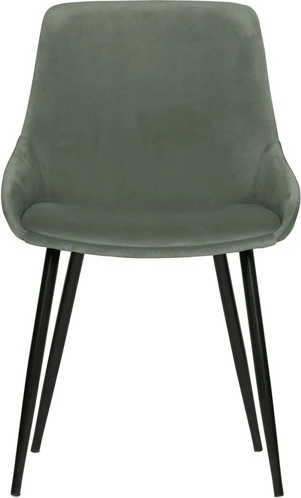 WOOOD Sametová Židle Selin 83 × 51 × 55 cm