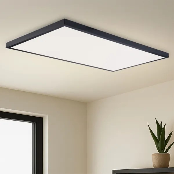 Brilagi -LED Koupelnové stropní svítidlo FRAME LED/96W/230V 120x60 cm IP44 černá