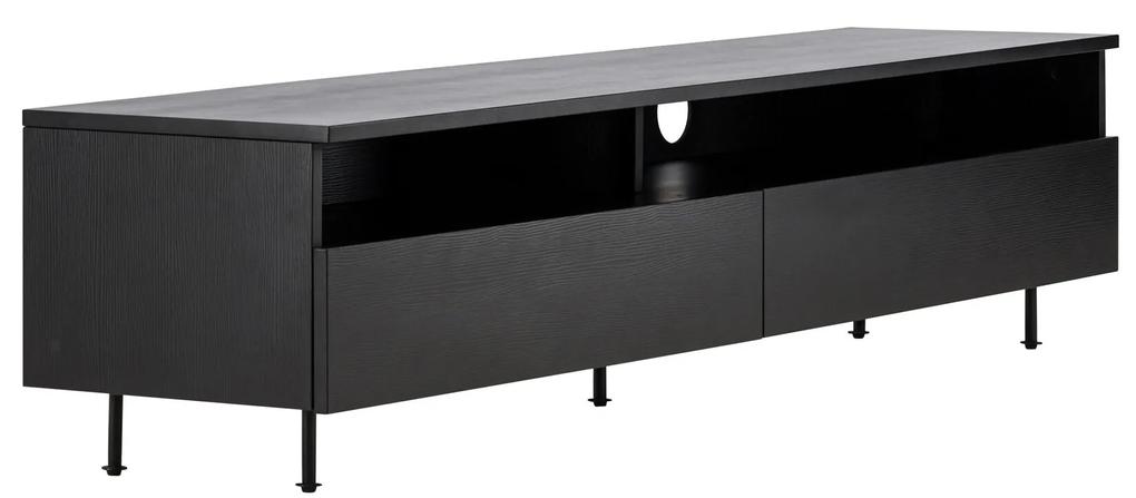 TV stolek Navarra, černý, 40x180