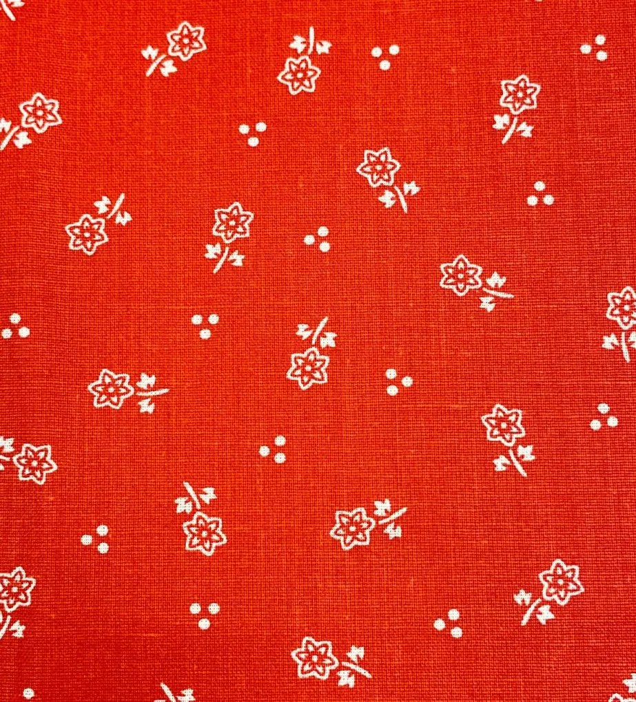 Povlečení bavlněné Marta červené 140x200cm+90x70cm TiaHome