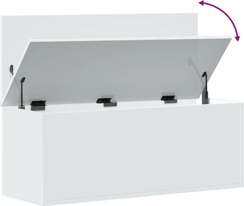 vidaXL Úložný box 90 x 35 x 35 cm kompozitní dřevo [840682] Barva: dub sonoma