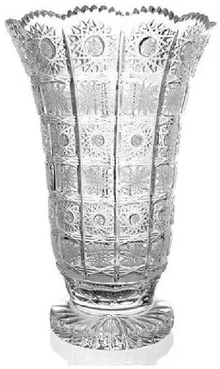 Bohemia Crystal Broušená váza 80838/57001/405mm | BIANO