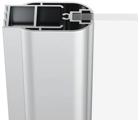 Ravak Chrome CRV2+CPS sprchový kout obdélníkový 110x80 cm Profil: Bílá, Sklo: Hladké čiré