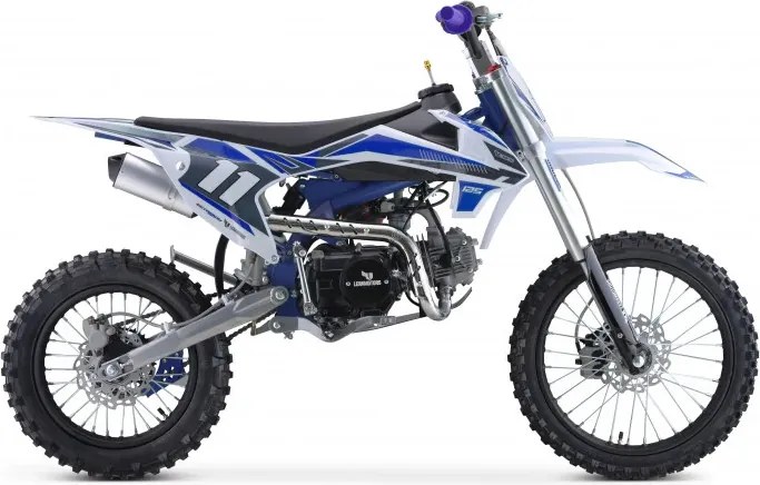 Leramotors Shark 125ccm 4T 17/14 - pitbike, modrá