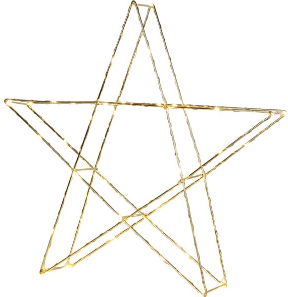 Dekorativní hvězda STAR TRADING Super - zlatá