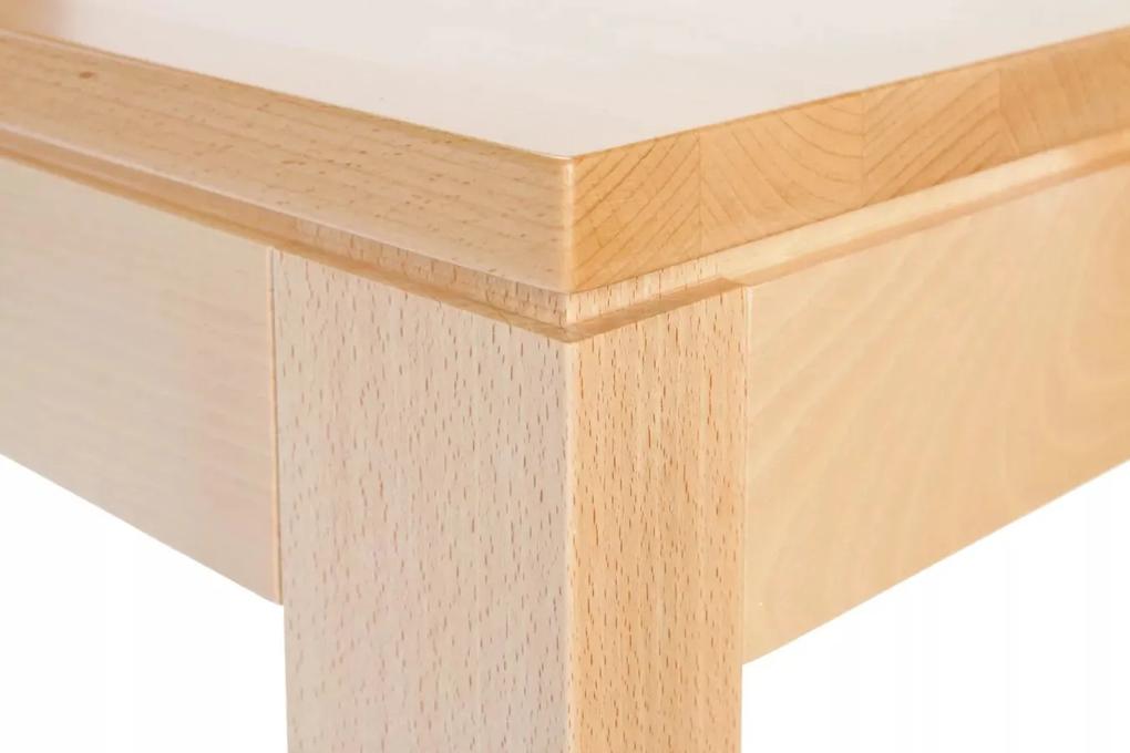 Stima Masivní bukový stůl CALLISTO Rozměr: 140x80 cm, Odstín: Bílá