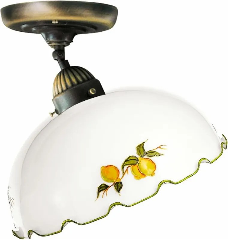 Kolarz 731.10.117 - Přisazený lustr NONNA 1xE27/75W/230V pr. 30 cm citrony