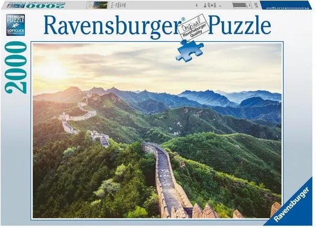 Puzzle ravensburger 171149 čínská zeď ve sluneční záři 2000 dílků