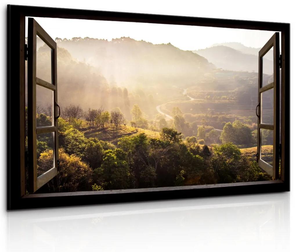 Malvis ® Okno do Thajské přírody Velikost: 120x80 cm
