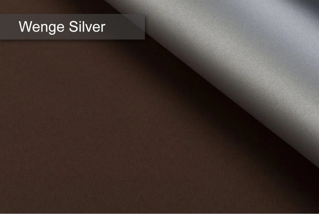 Dekodum Termoizolační roleta v hnědé kazetě, barva látky Wenge Silver Šířka (cm): 110, Výška (cm): Standardní (do 150 cm), Strana mechanismu: Práva