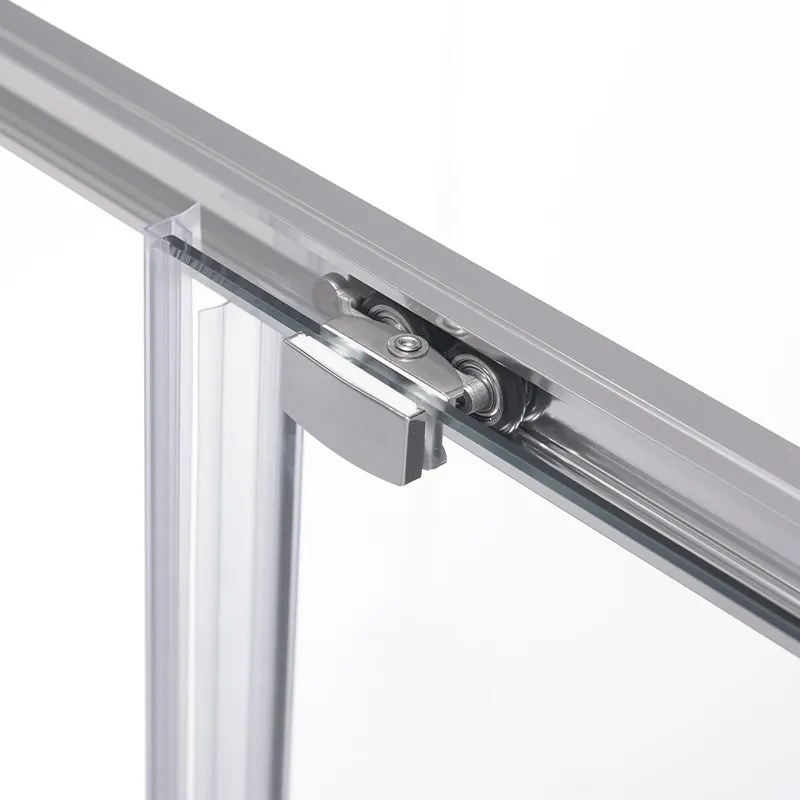 BPS-koupelny Posuvné sprchové dveře PD-NOCR HYD-5167 100 cm chrom/transparent pro instalaci do niky - bez vaničky