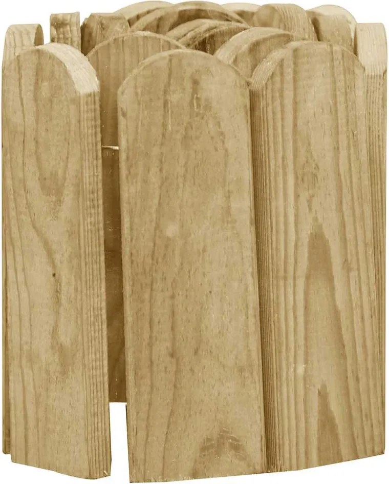 Trávníkové lemy 3 ks 120 cm impregnované borové dřevo 3053643