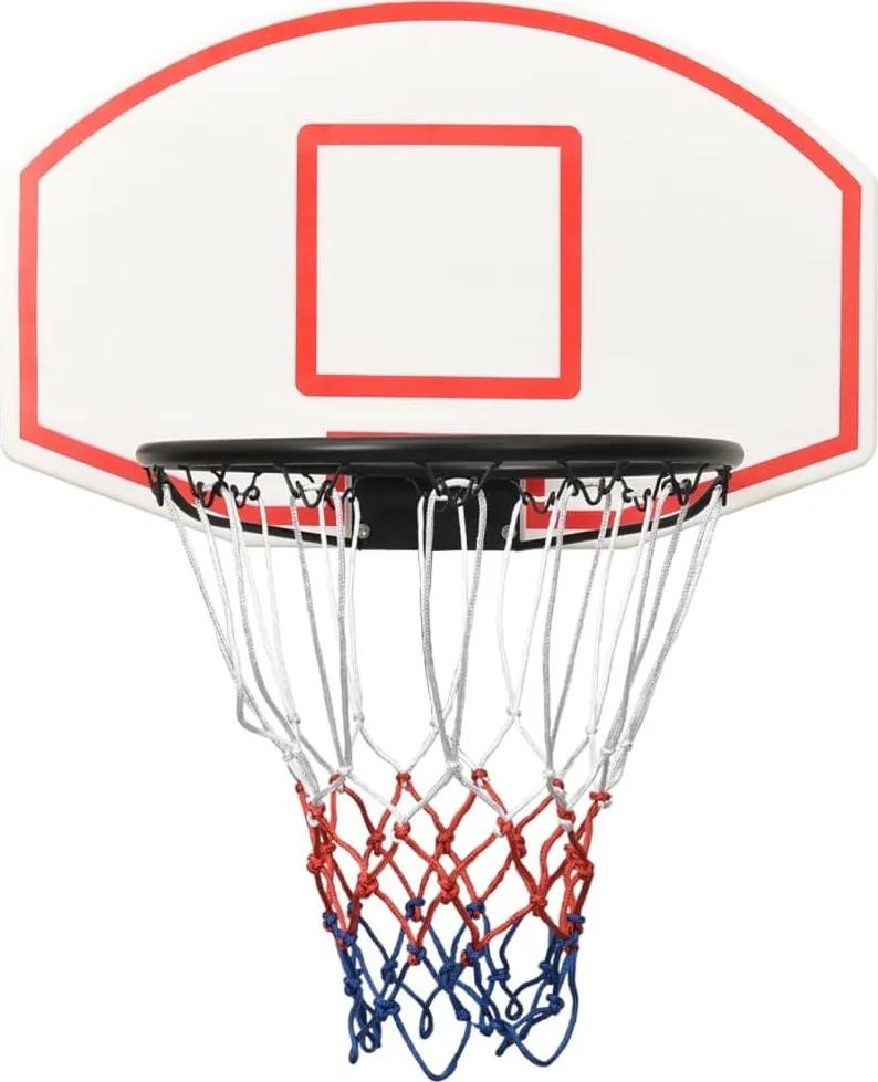 vidaXL Basketbalový koš 71 x 45 x 2 cm polyethylen [93664] Barva: Bílá