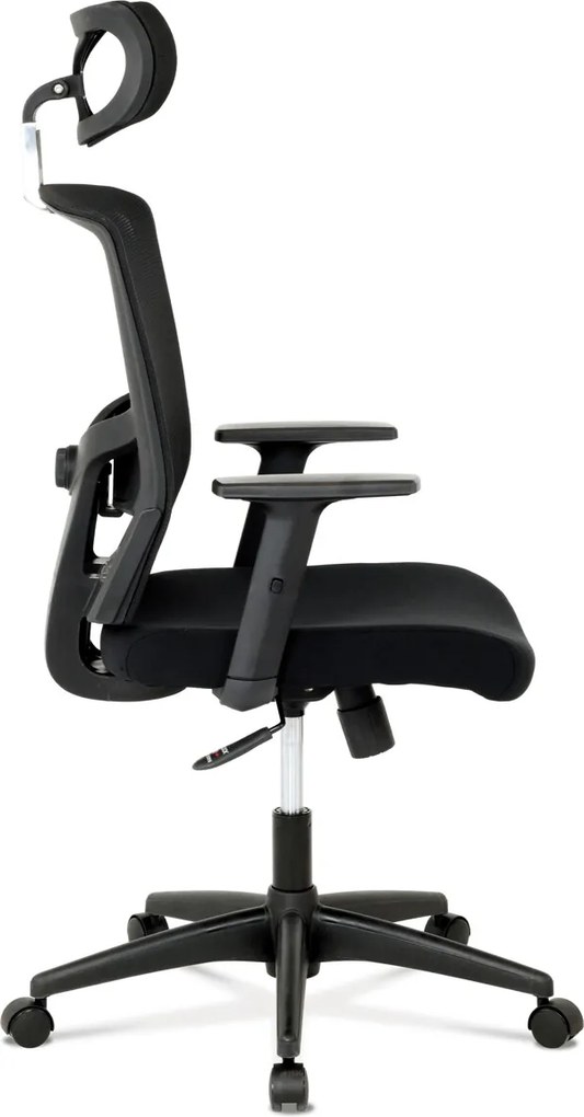 Ergonomická kancelářská židle RELORA - černá síťovina