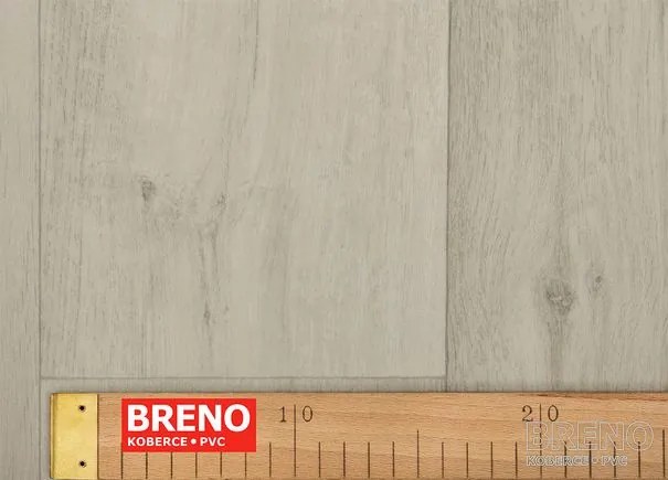 Breno PVC SILVERTEX Silk Oak 119L – světlý studený odstín dřeva, šíře 400 cm