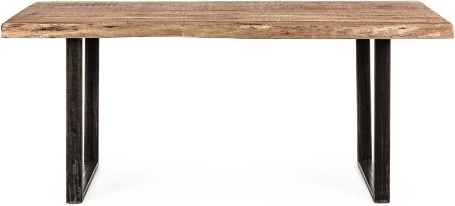 Jídelní stůl s deskou z akácie 90x180 cm Elmer – Bizzotto