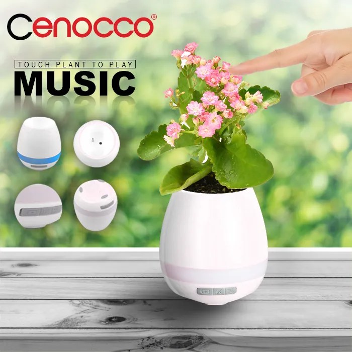 Cenocco Bluetooth reproduktor/hrající květináč Music Pot Zvolte barvu: bílá