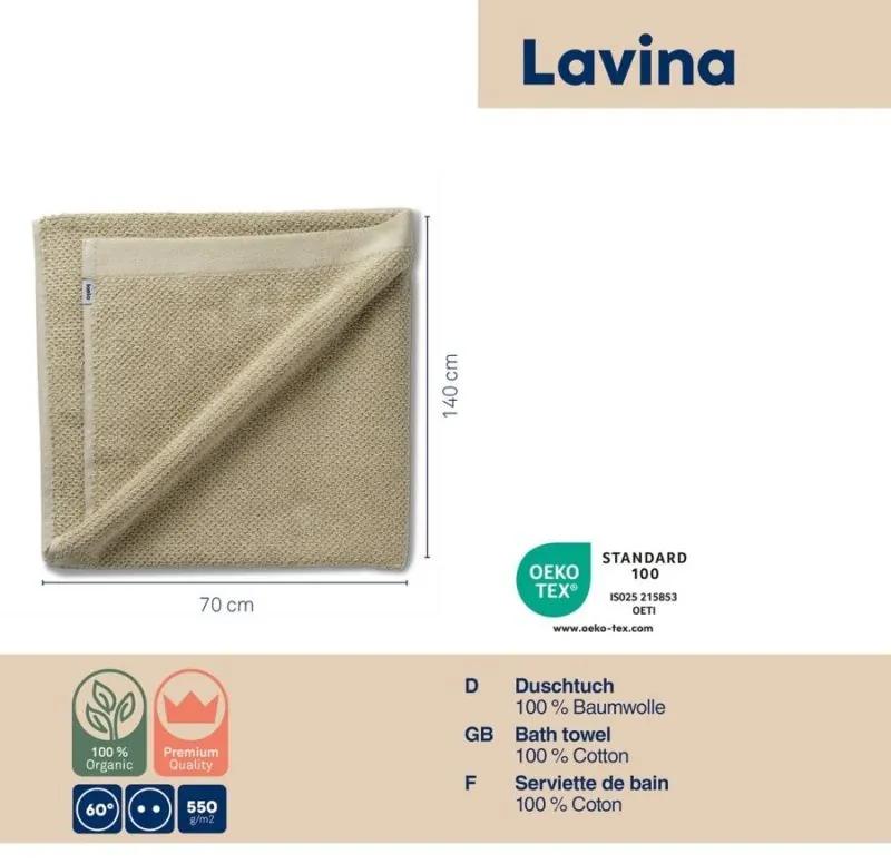 Osuška LAVINIA 100% bavlna béžová 70,0x140,0cm