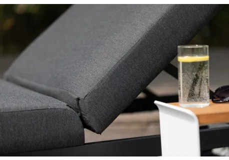 Doppler Melia LIKA-TEX® antracit - luxusní zahradní lehátko