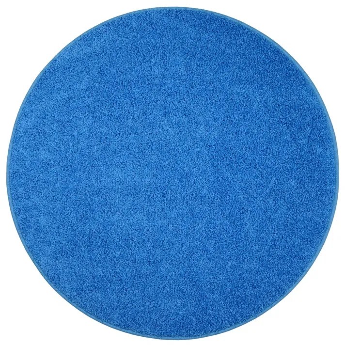 Vopi koberce Kusový koberec Color shaggy modrý kruh - 200x200 (průměr) kruh cm