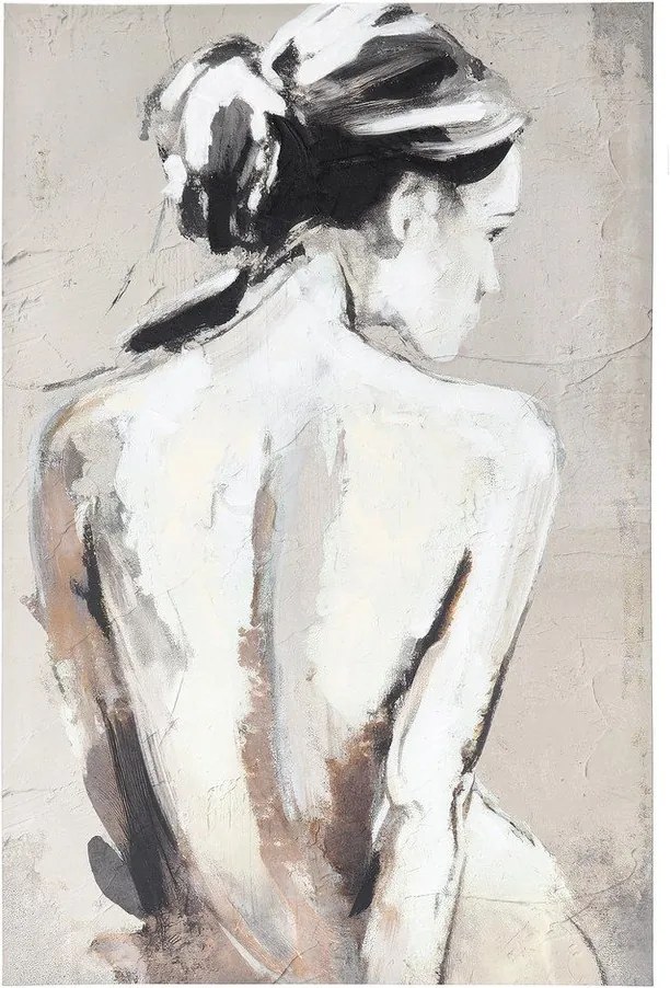 Tištěný/s ručně malovanými prvky obraz na plátně 80x120 cm Talent – Bizzotto