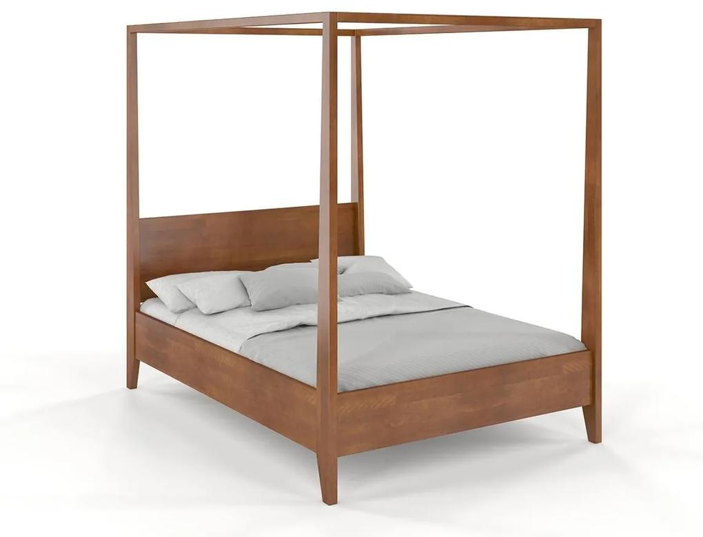 Buková postel s baldachýnem - Canopy   , Buk přírodní, 160x200 cm