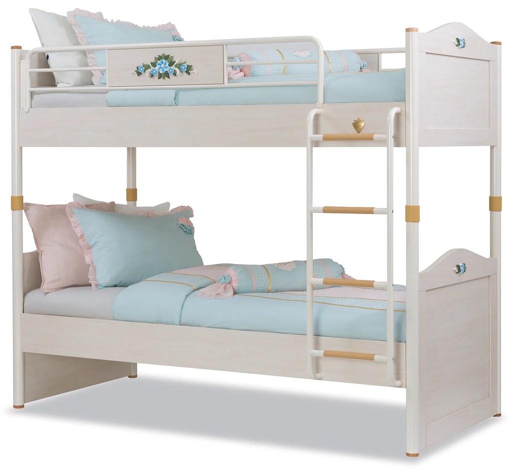 ČILEK - Patrová postel FLORA včetně matrací 90x200 cm