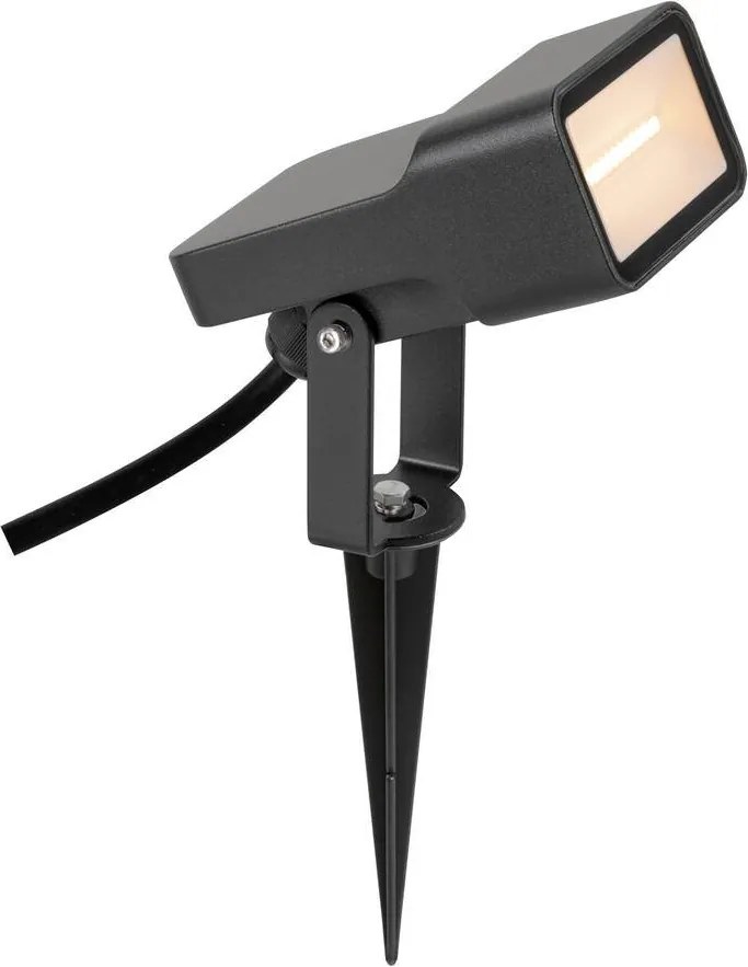 LA 1008478 SYNA WIDE svítidlo se zemním hrotem, 2200 K, 115°, IP65, hranaté, černé - BIG WHITE (SLV)