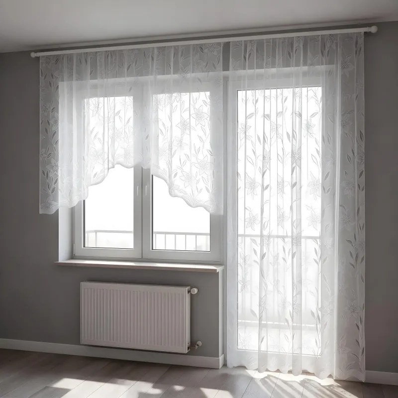 Ervi Balkonový komplet záclon - Stella - 4644