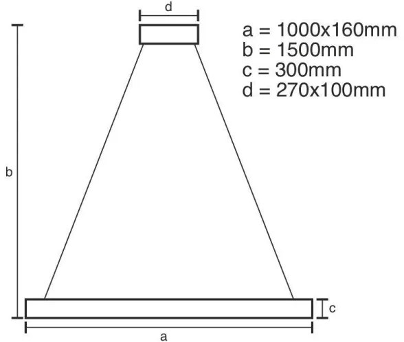 LED Stmívatelný křišťálový lustr na lanku LED/95W/230V + dálkové ovládání