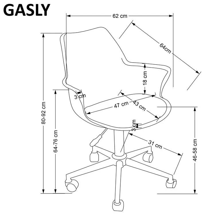 Dětská židle GASLY