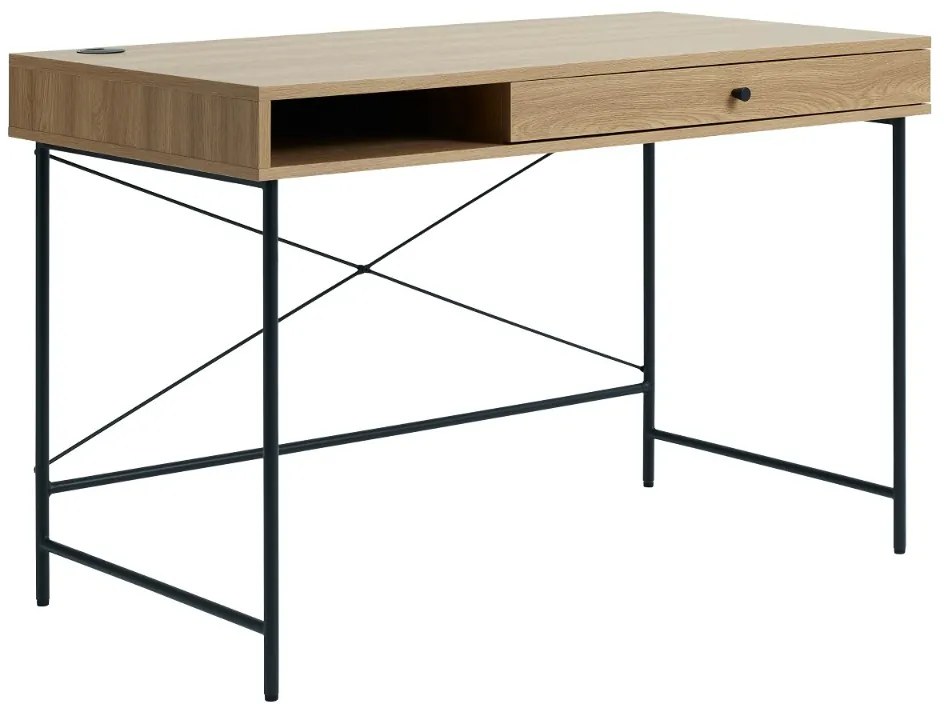 Designový psací stůl Lakshmana 120 cm přírodní dub