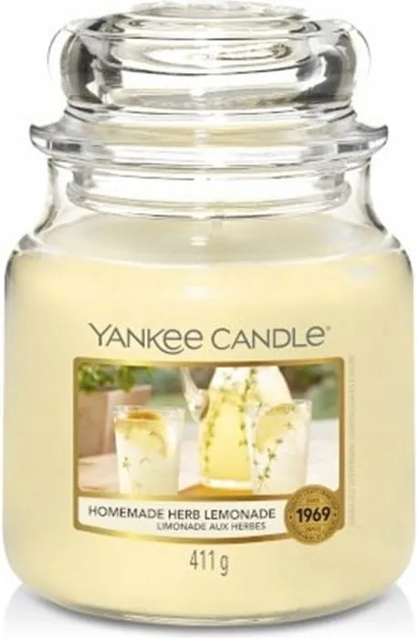 Yankee Candle Homemade Herb Lemonade svíčka střední velikosti