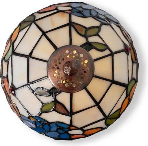 Brilagi - Tiffany vitrážová stolní lampa JUNGLE 1xE27/60W/230V