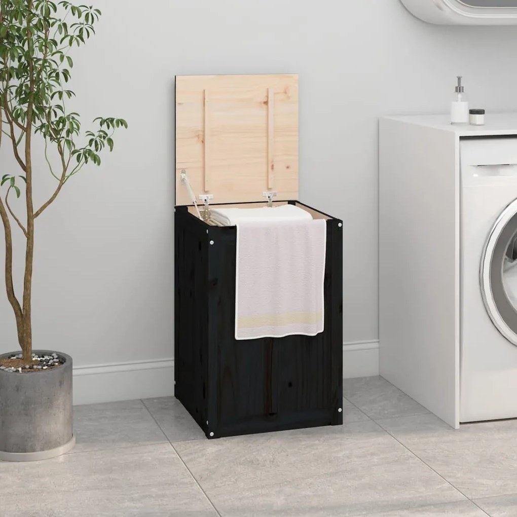 vidaXL Box na prádlo 44 x 44 x 66 cm masivní borové dřevo [823567] Barva: medová hnědá